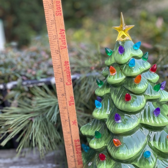 Mr. Christmas | Accents | Mr Christmas Ceramic Light Up 4 Inch Tree ...